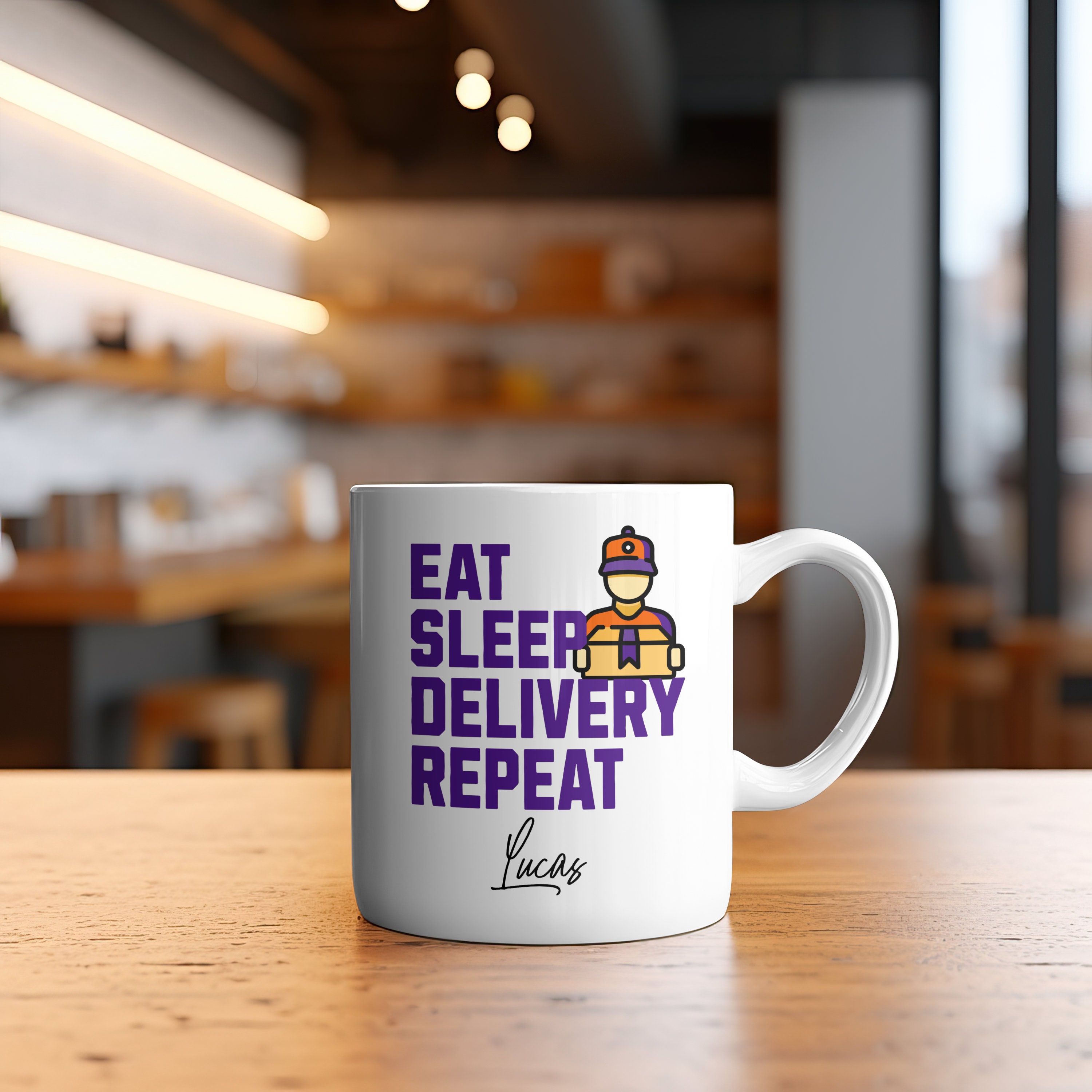 Custom Mailman Mug Courier Birthday Gift Postal Worker Mug Mail Man ...