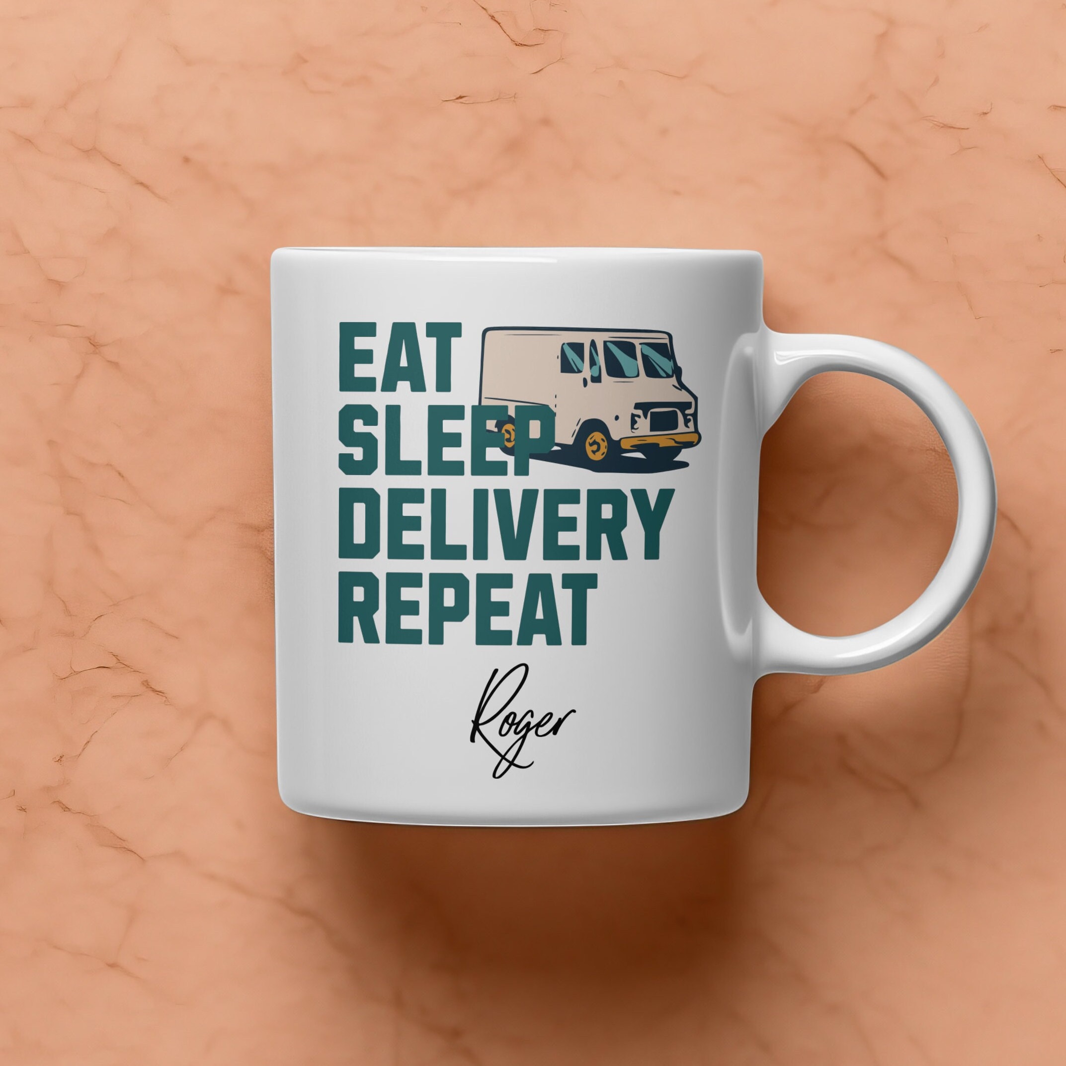 Custom Postal Worker Mug Mailman Gift for Courier Birthday Gift Postman ...