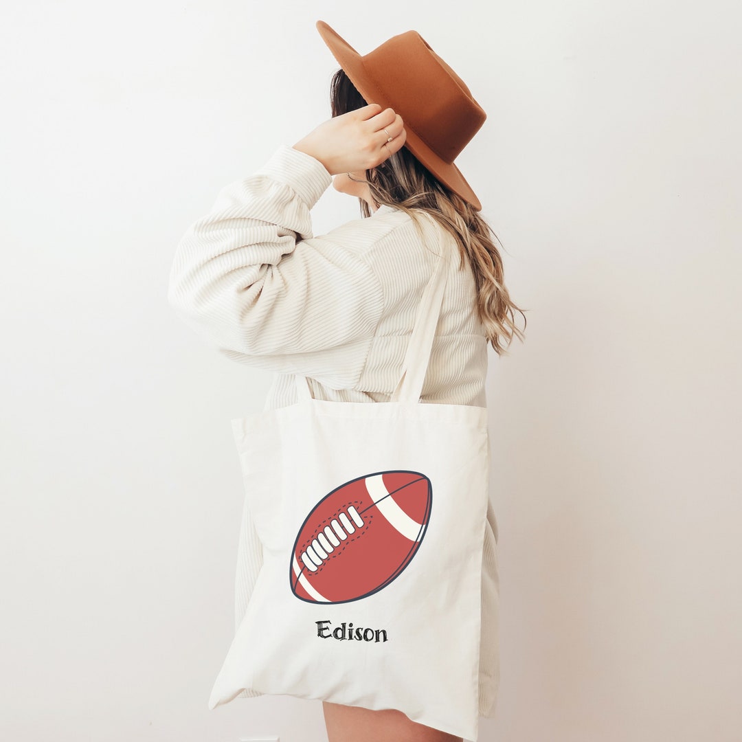 Custom Football Tote Bag for Kid Birthday Football Gift Football Mom ...