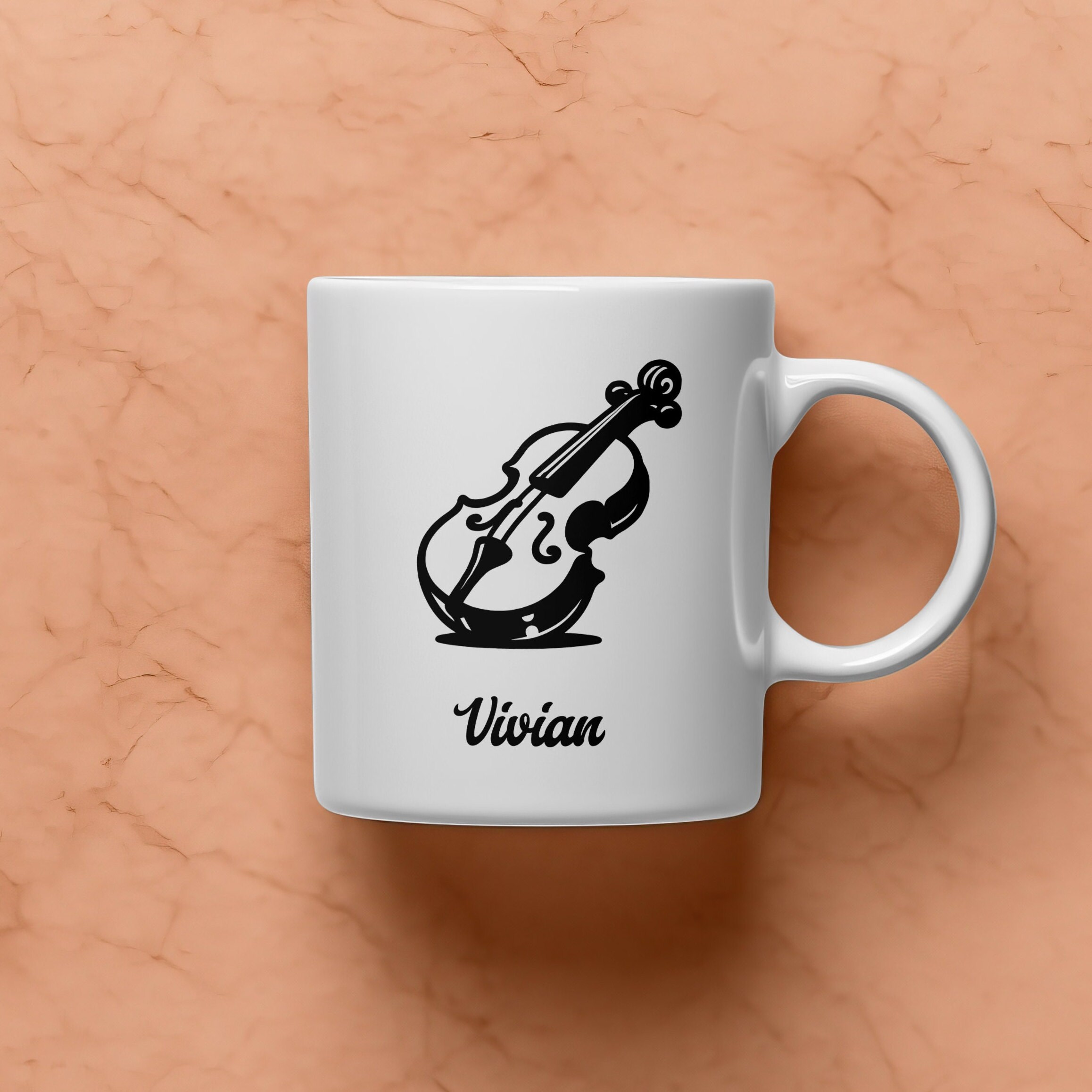 Personalized Violin Mug for Violinist, Teacher, or Lover - Etsy