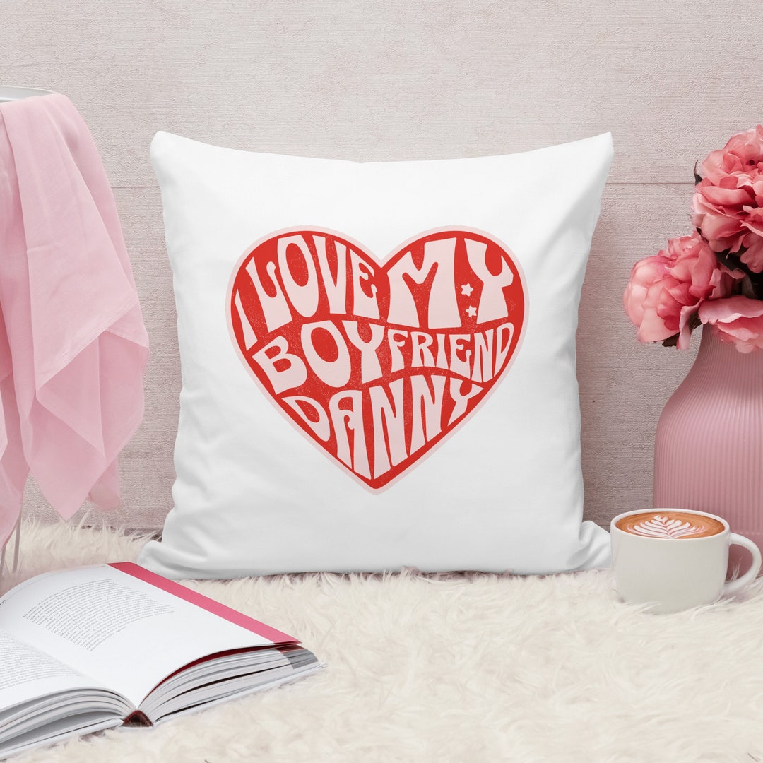 Custom Lover Pillow Couple Anniversary Gift Valentines Day Pillow ...