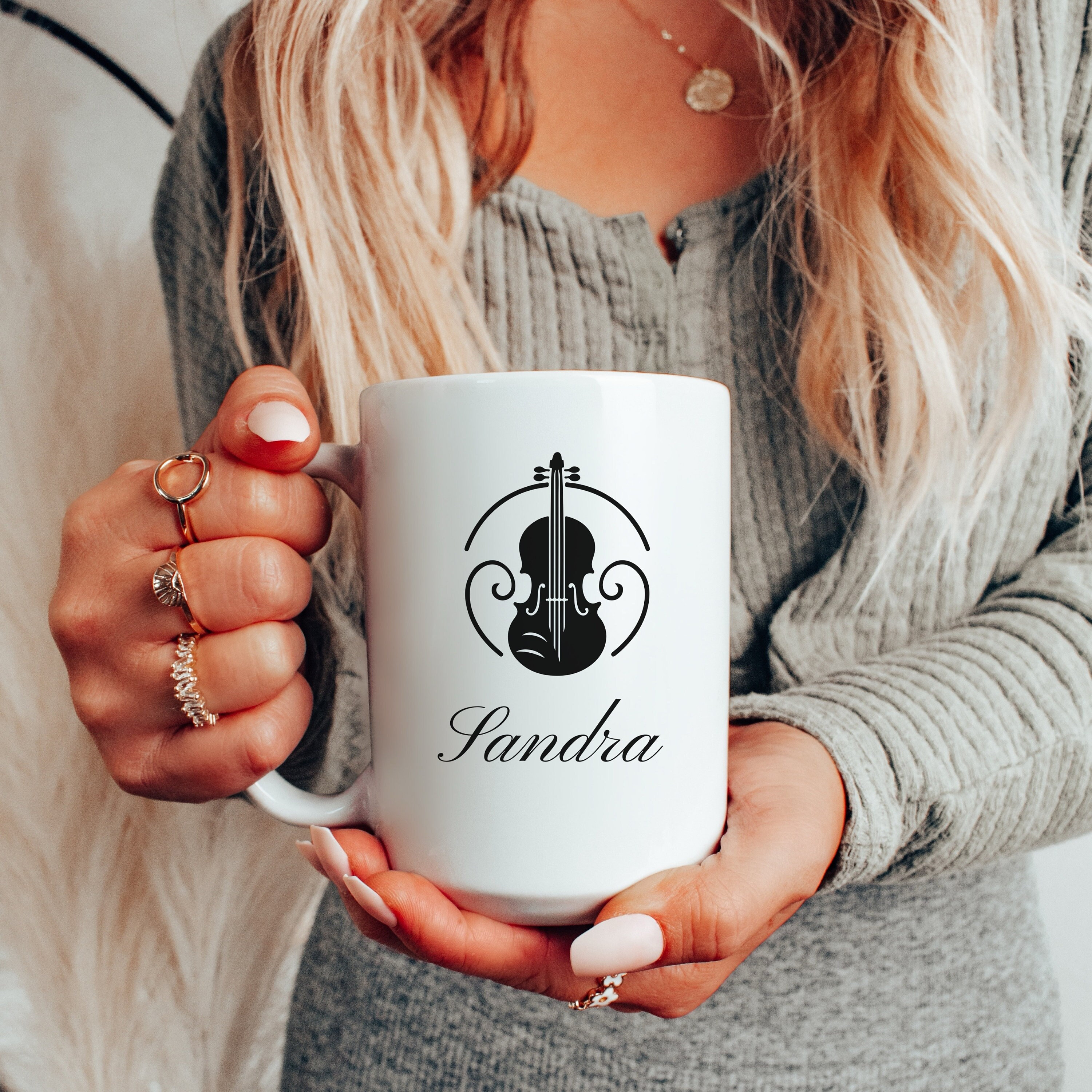 Custom Violin Mug Violin Teacher Gift Violin Lover Mug Personalized ...