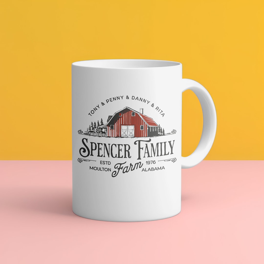 Custom Red Barn Mug Personalized Farm Mug Red Barn Family Farm Gift ...
