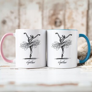 Custom Ballet Dancer Gift for Dance Mom Mug Dancing Lover Gift Ballet ...