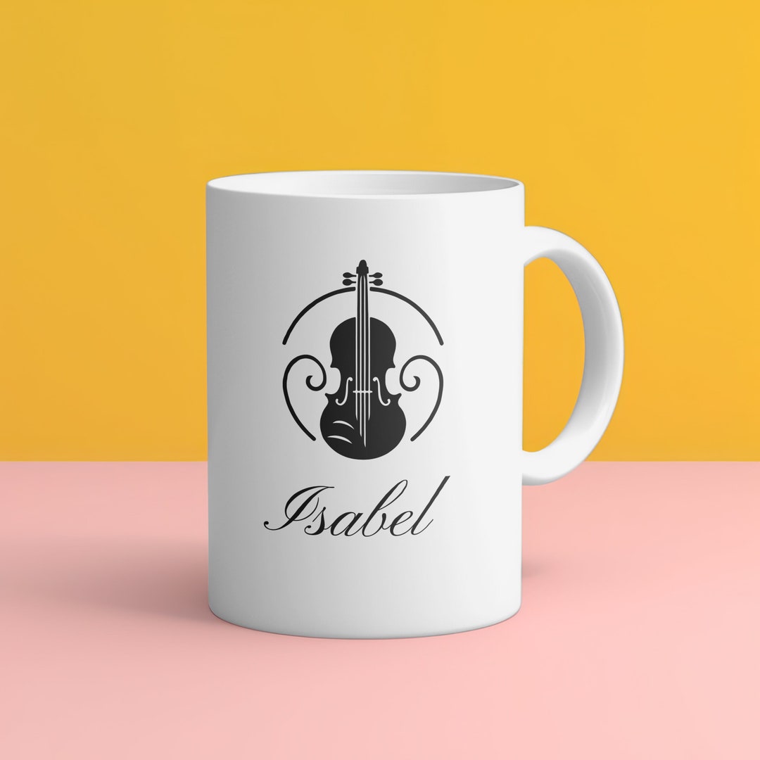 Custom Violin Mug Violin Teacher Gift Violin Lover Mug Personalized ...