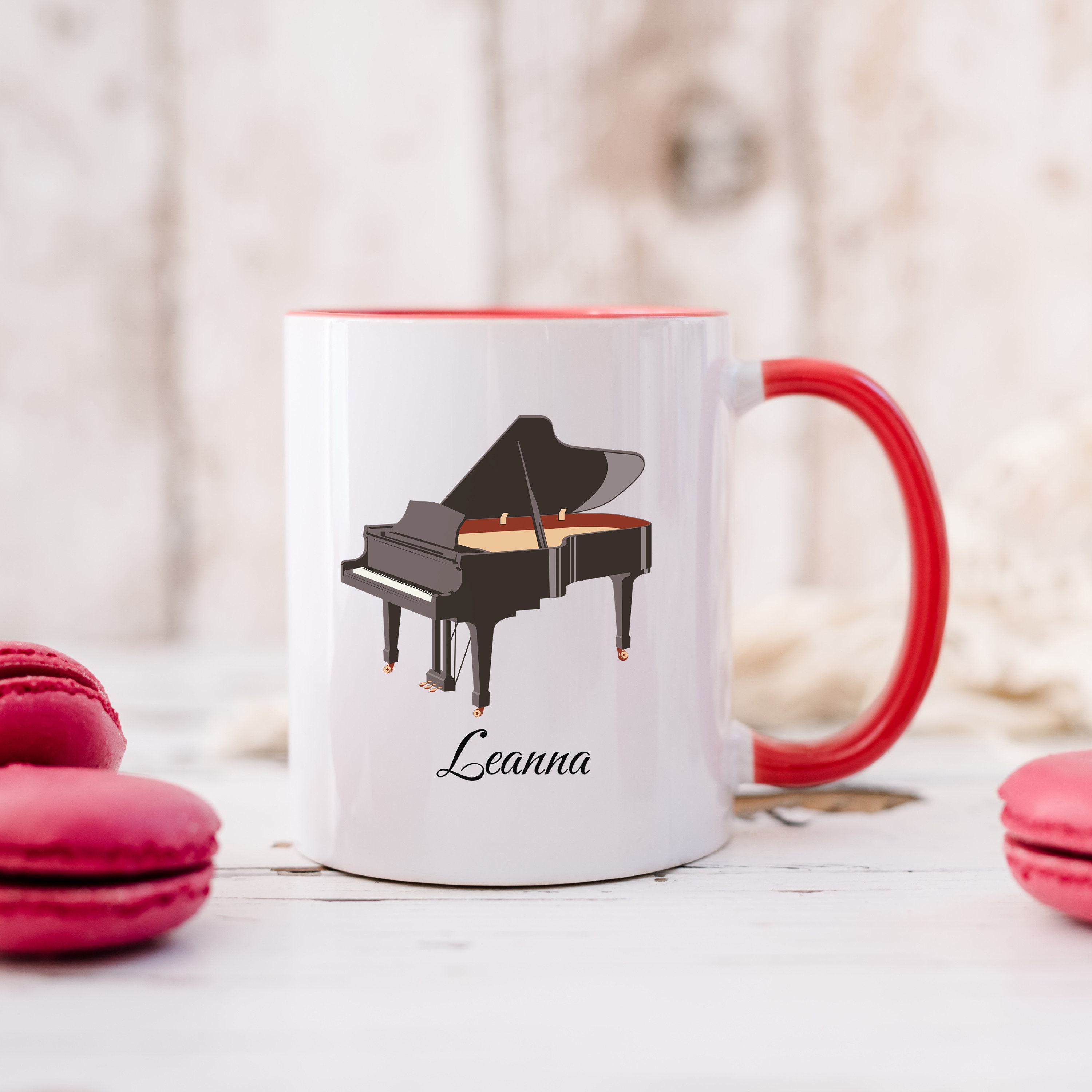 Personalized Grand Piano Mug Pianist Gift Piano Lover Gift Piano ...