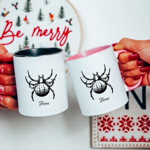 Personalized Spider Gift Spider Mug Custom Spider Lover Gift Spider ...