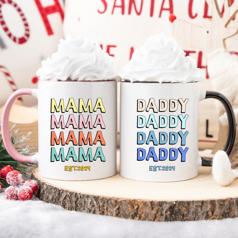 Custom Daddy Mug Fathers Day Gift for New Dad Gift Promoted to Dad to ...