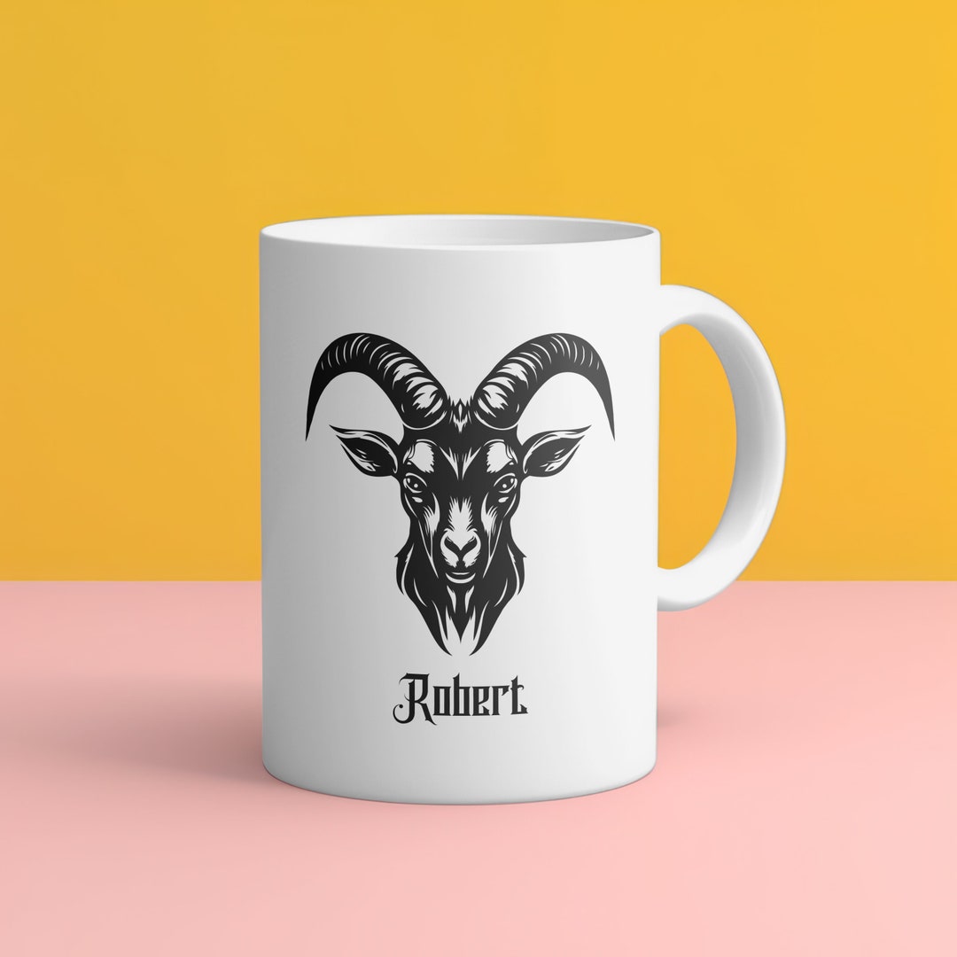 Personalized Goat Mug, Farmhouse Goat Lover Gift - Etsy