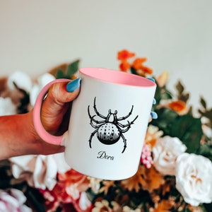 Personalized Spider Gift Spider Mug Custom Spider Lover Gift Spider ...