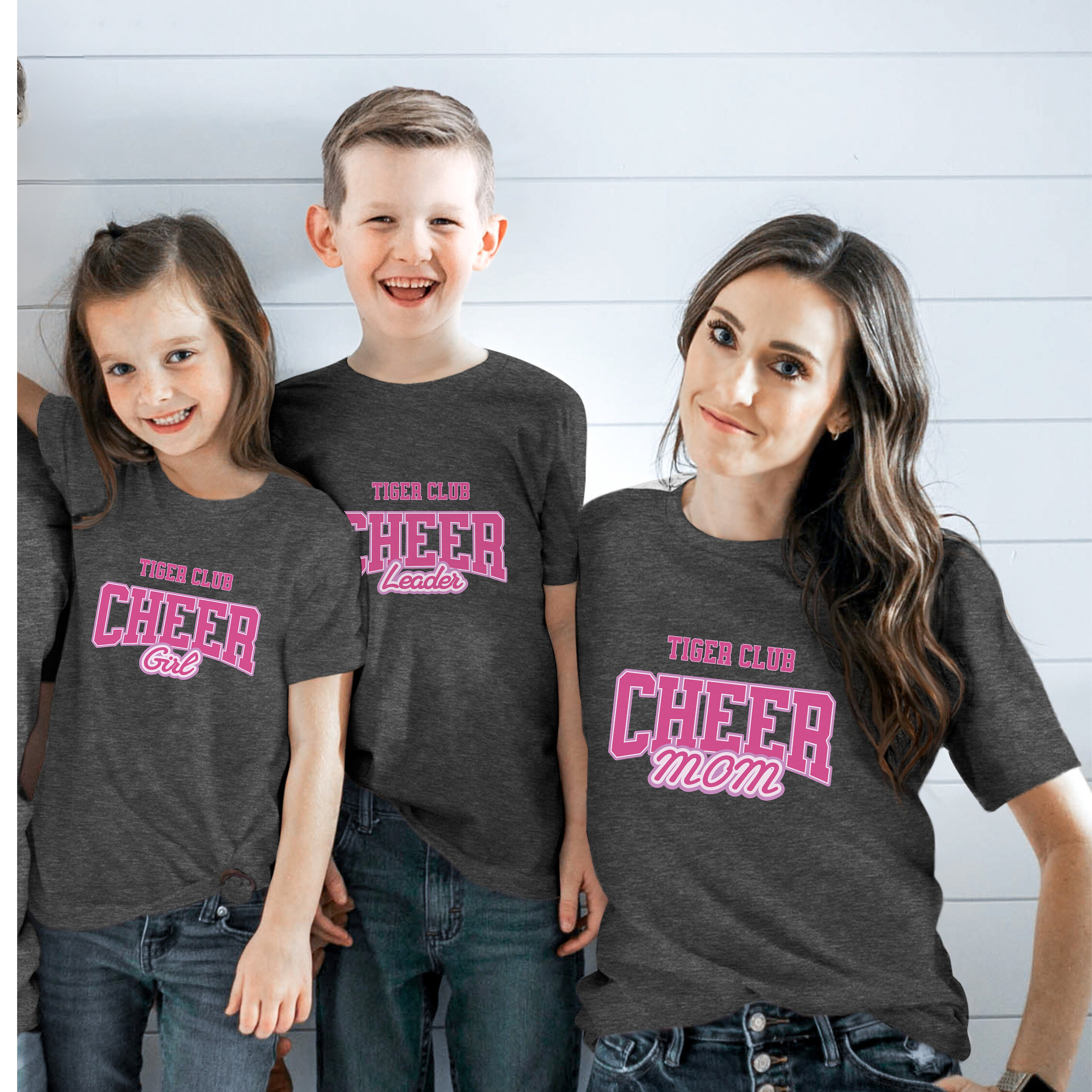 Custom Cheer Mom T-shirt Cheer Team Mom Shirt Pink Cheer Mama Tee Cheer ...