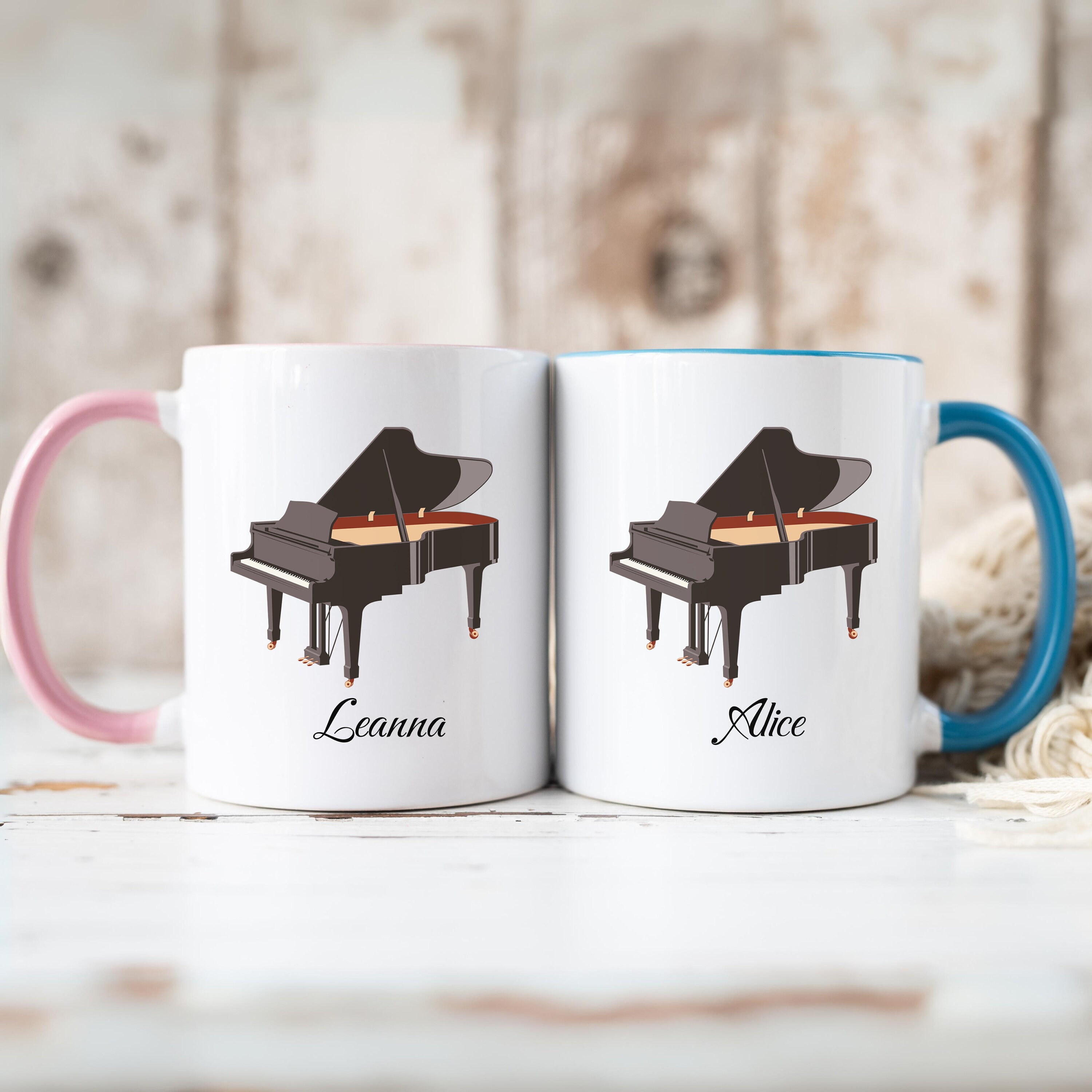 Personalized Grand Piano Mug Pianist Gift Piano Lover Gift Piano ...