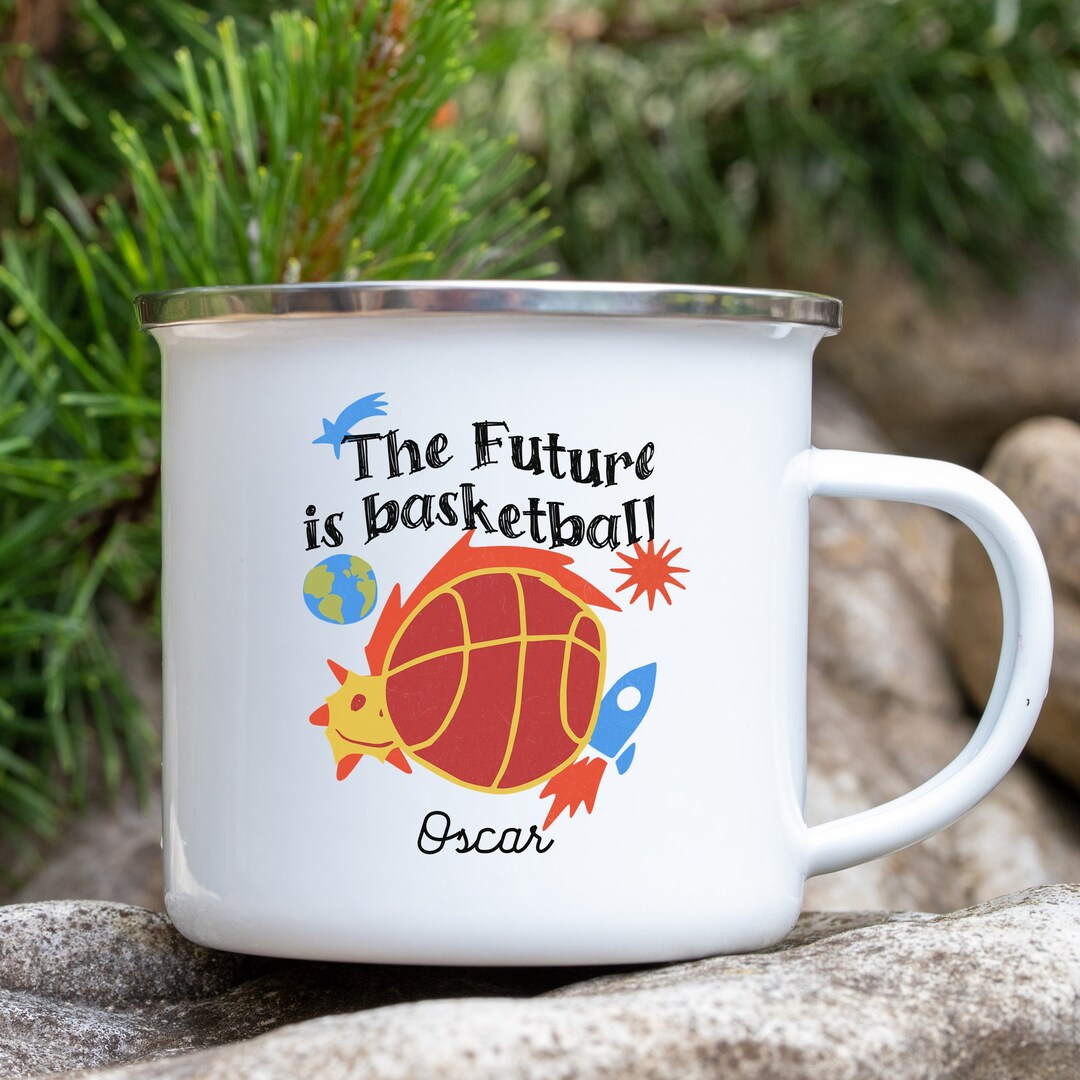 Custom Basketball Mug for Kid Basketball Boy Mug Basketball Team Gift ...