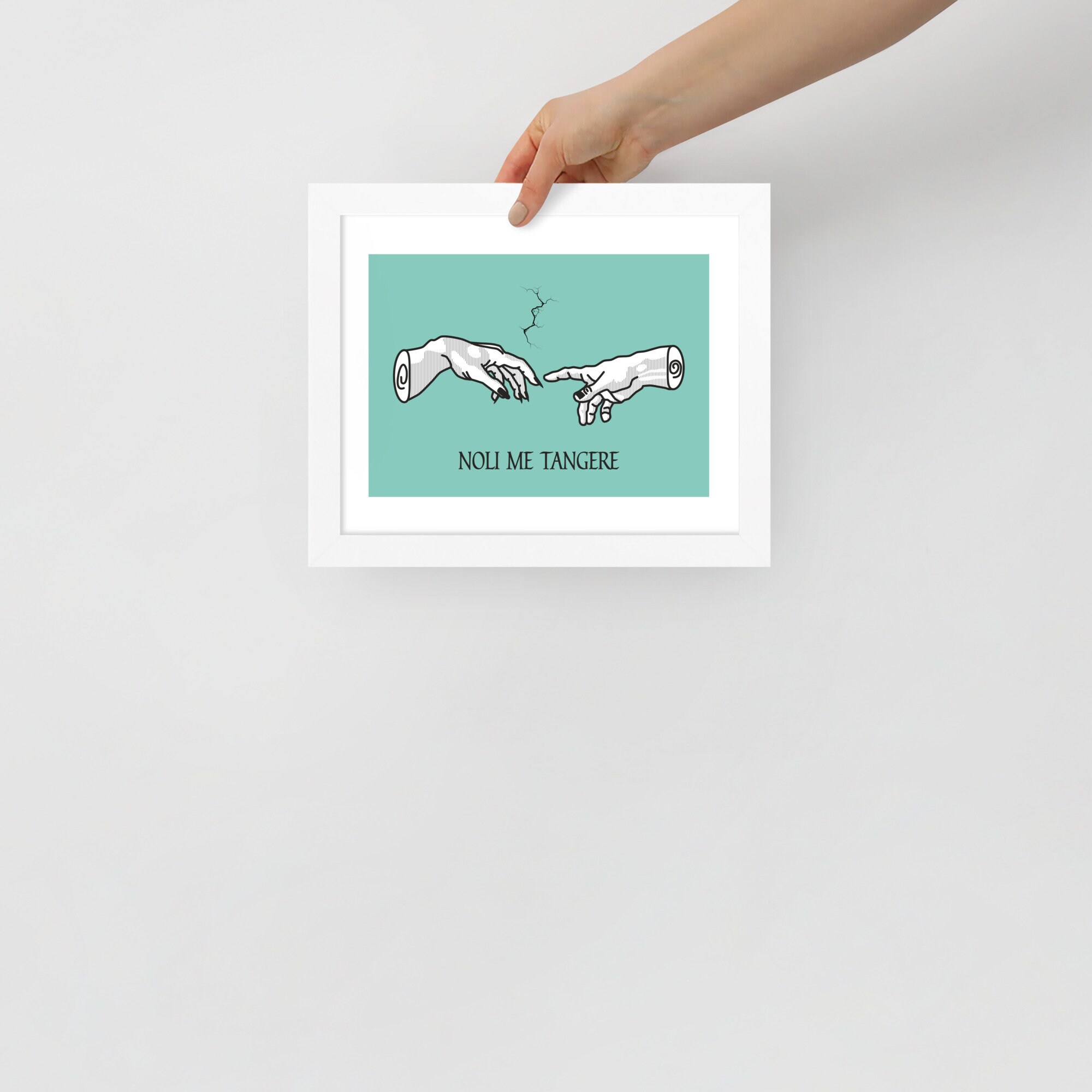 Noli Me Tangere Framed Poster by Kalakatu - Etsy