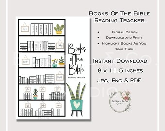 Printable Bible Reading Tracker - Etsy