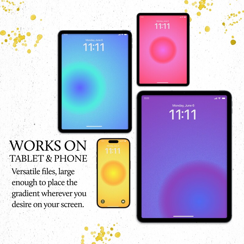 Gradientbackground Bundle, Gradient Wallpaper, Aura Gradient Wallpaper ...