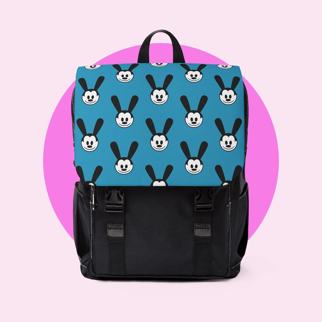 Oswald the Lucky Rabbit Small Backpack, Turquoise Backpack, School ...