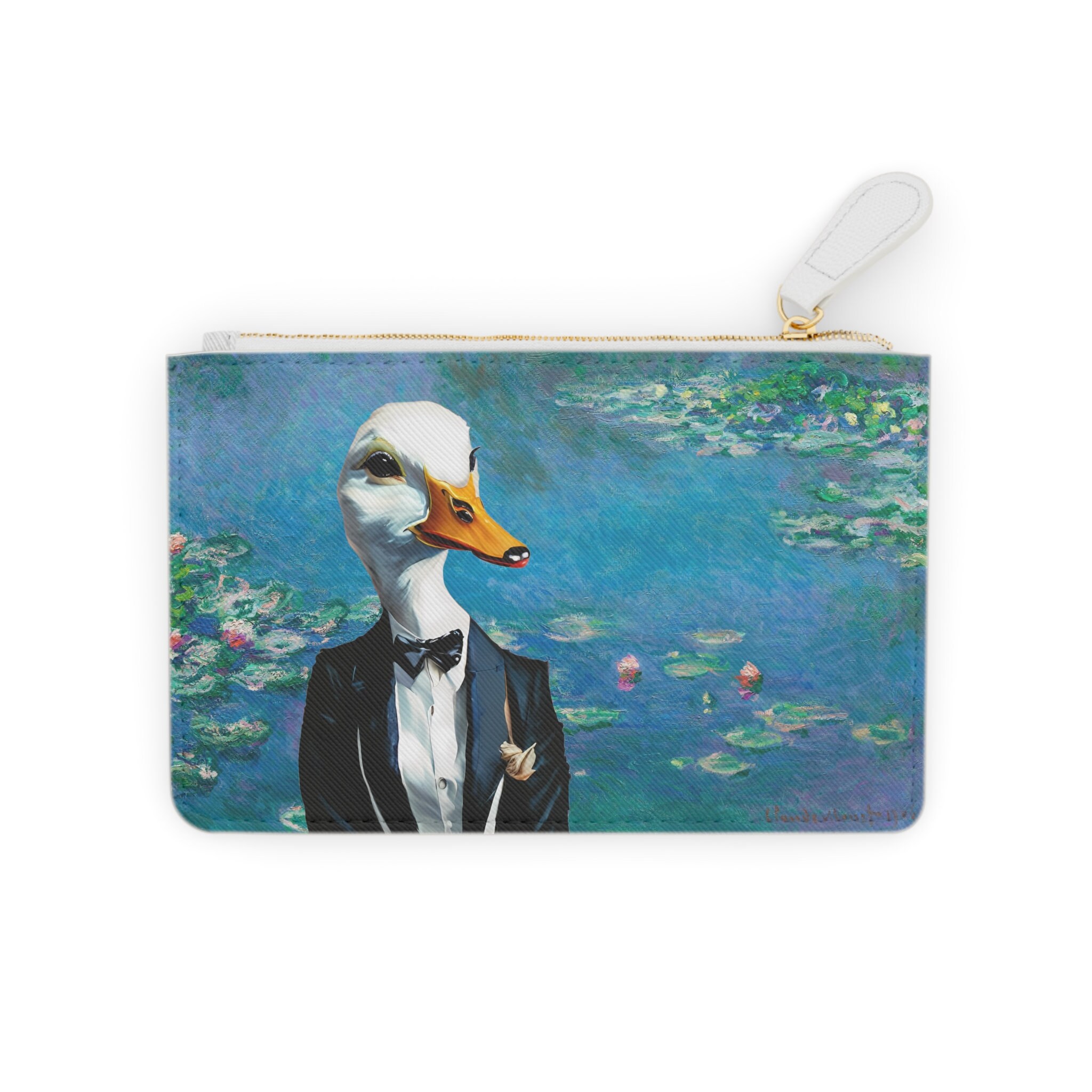 Fancy Duck in Monet's Garden Clutch Bag - Etsy