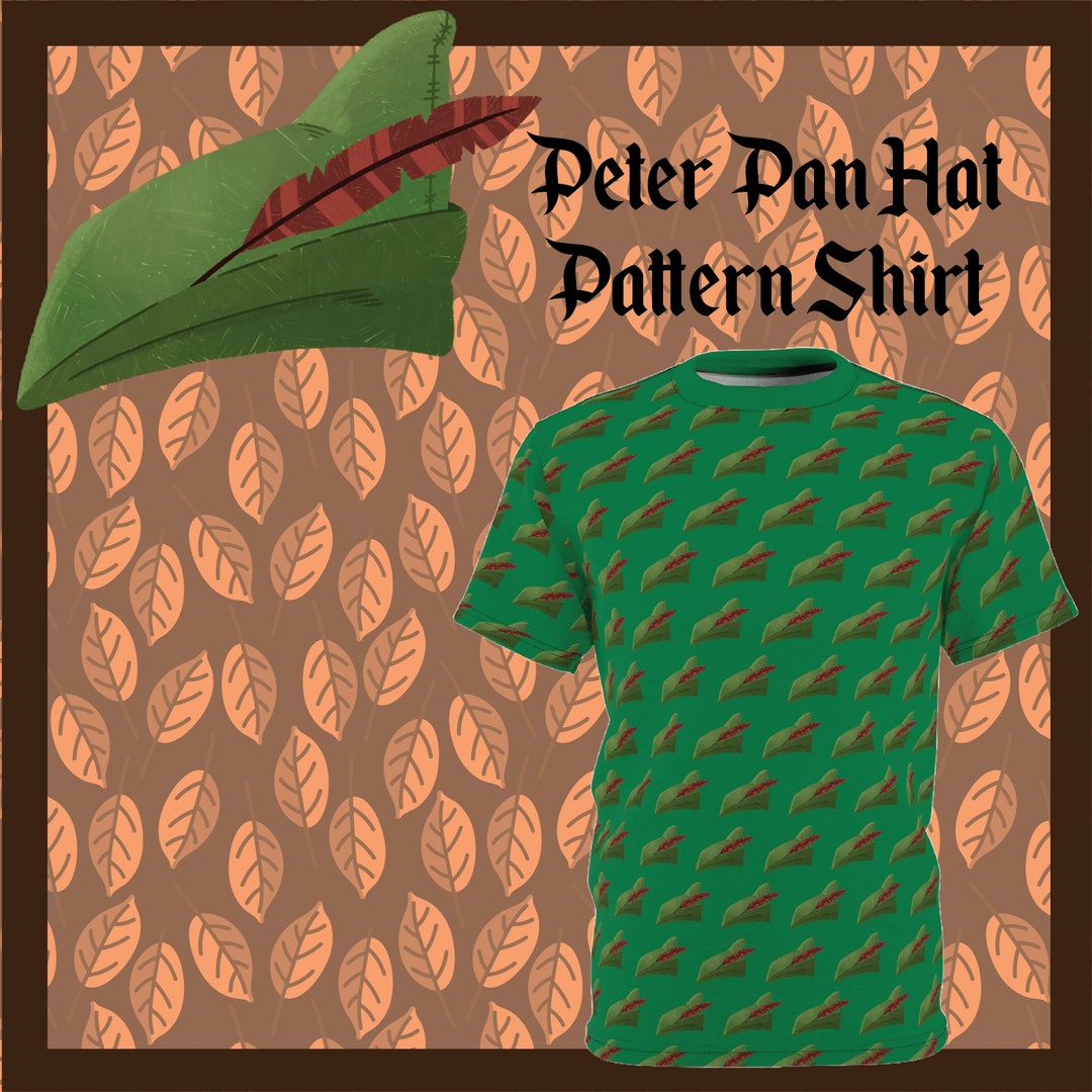 Peter Pan Red Feather Cap All Over Print T-shirt - Etsy