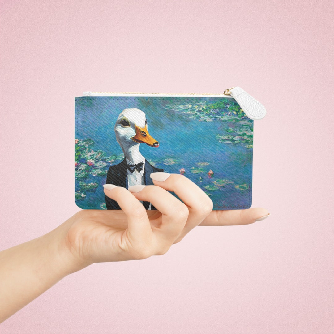 Fancy Duck in Monet's Garden Clutch Bag - Etsy