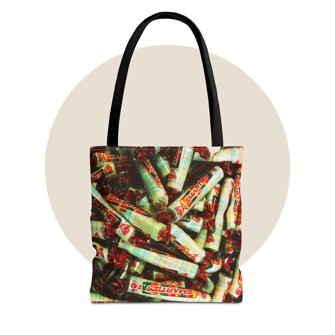 Smarties Candy Tote Bag - Eco-friendly Reusable Shopping Bag, Beach Bag ...