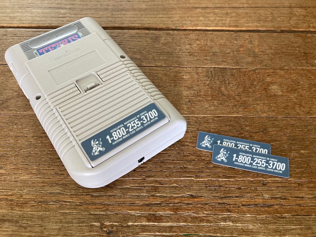 Gameboy Service Sticker for Retroflag Gpi Case 2W - Etsy