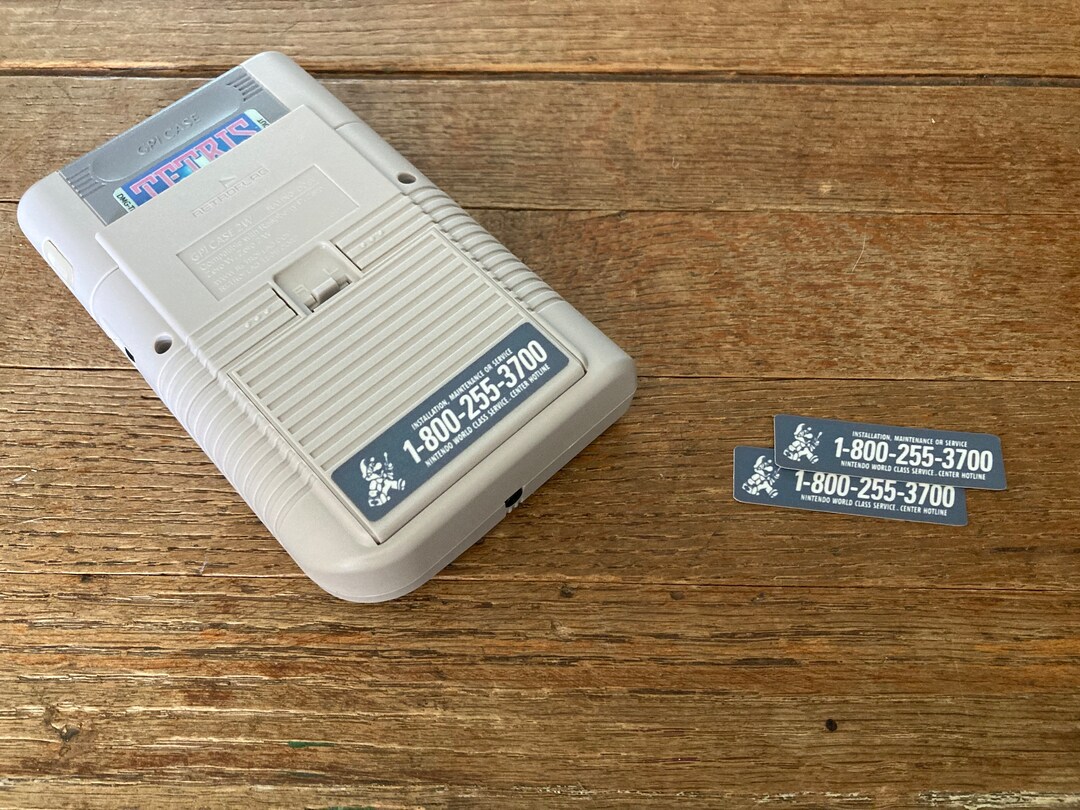 Gameboy Service Sticker for Retroflag Gpi Case 2 & 2W - Etsy