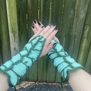 Leaf Gauntlets, Whimsical Nature Arm Warmers, Fairy Arm Covers ...