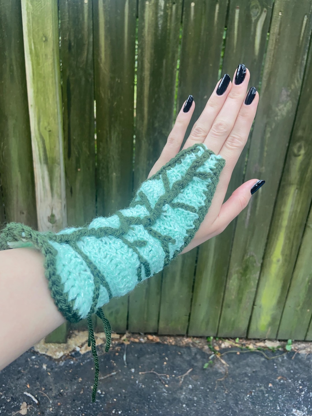 Leaf Gauntlets, Whimsical Nature Arm Warmers, Fairy Arm Covers ...