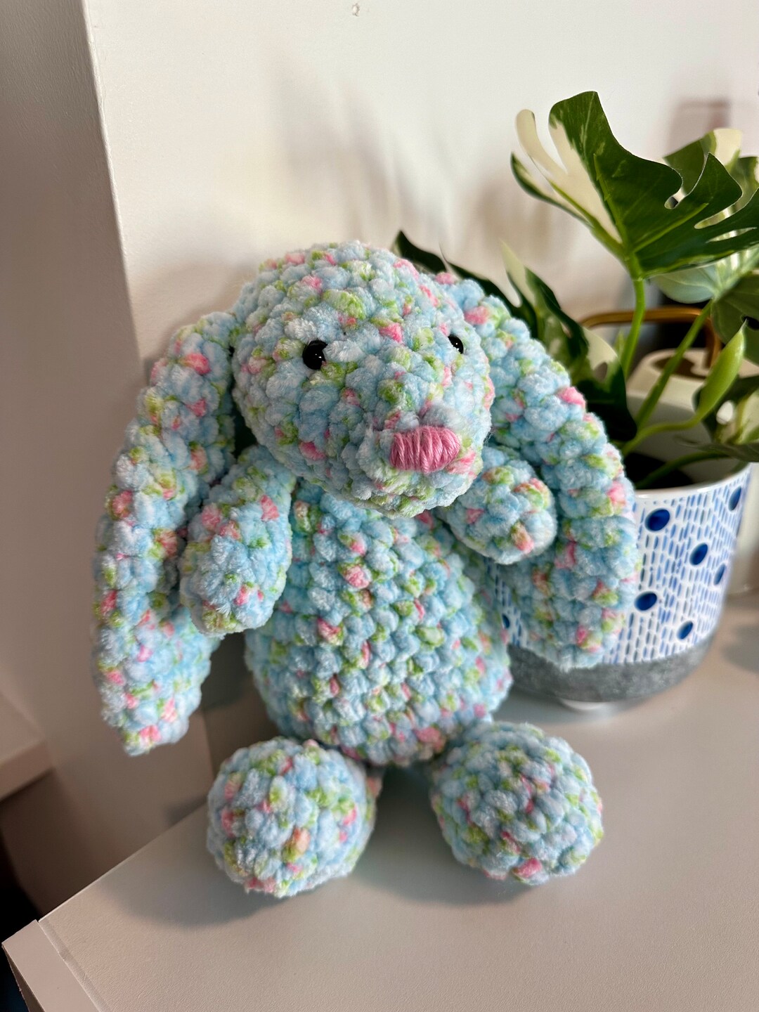 Soft Handmade Stuffed Bunny - Etsy