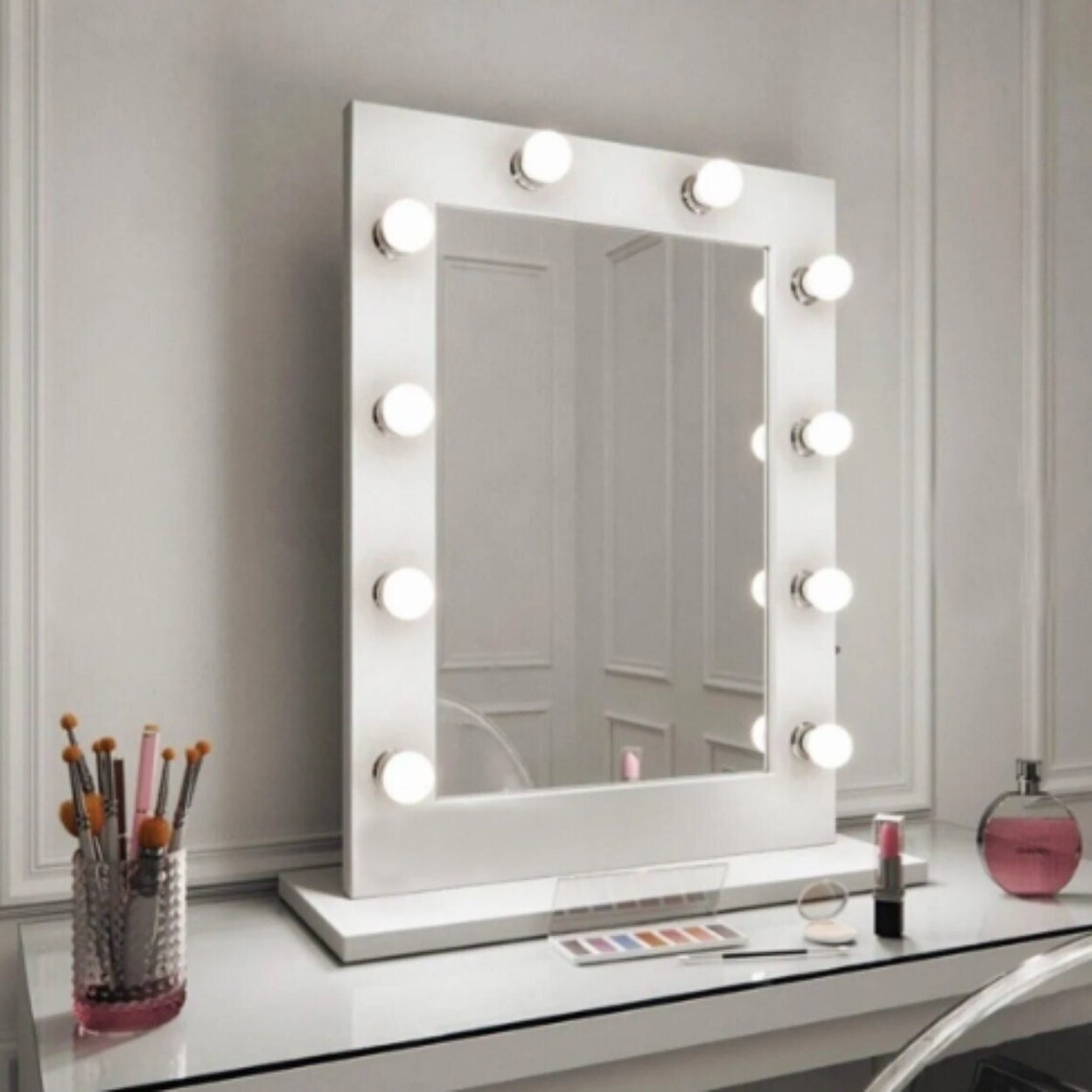 Illuminated Backstage Makeup Mirror 65x45 Cm - Etsy