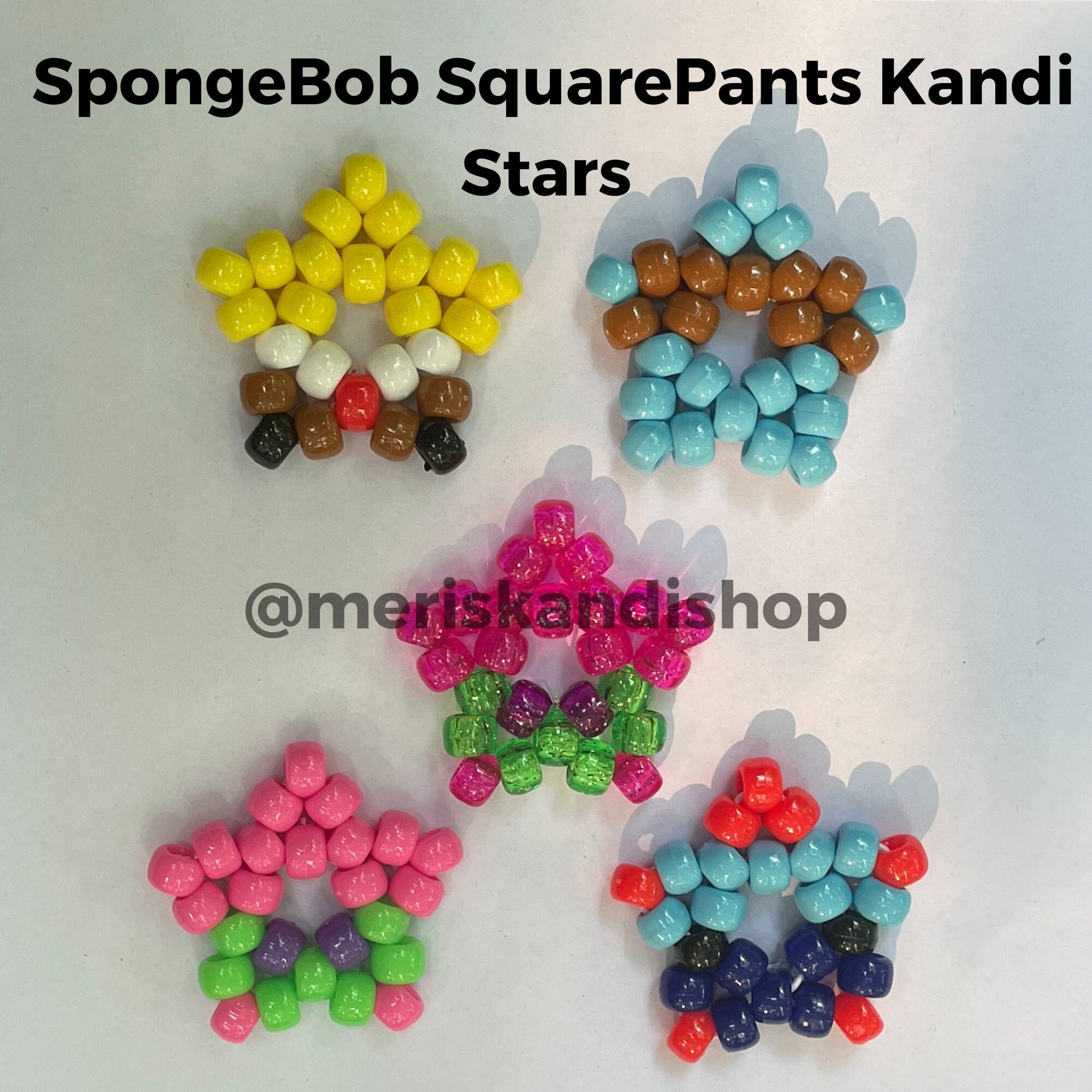 Spongebob Squarepants Kandi Stars - Spongebob, Mr. Krabs, Squidward ...