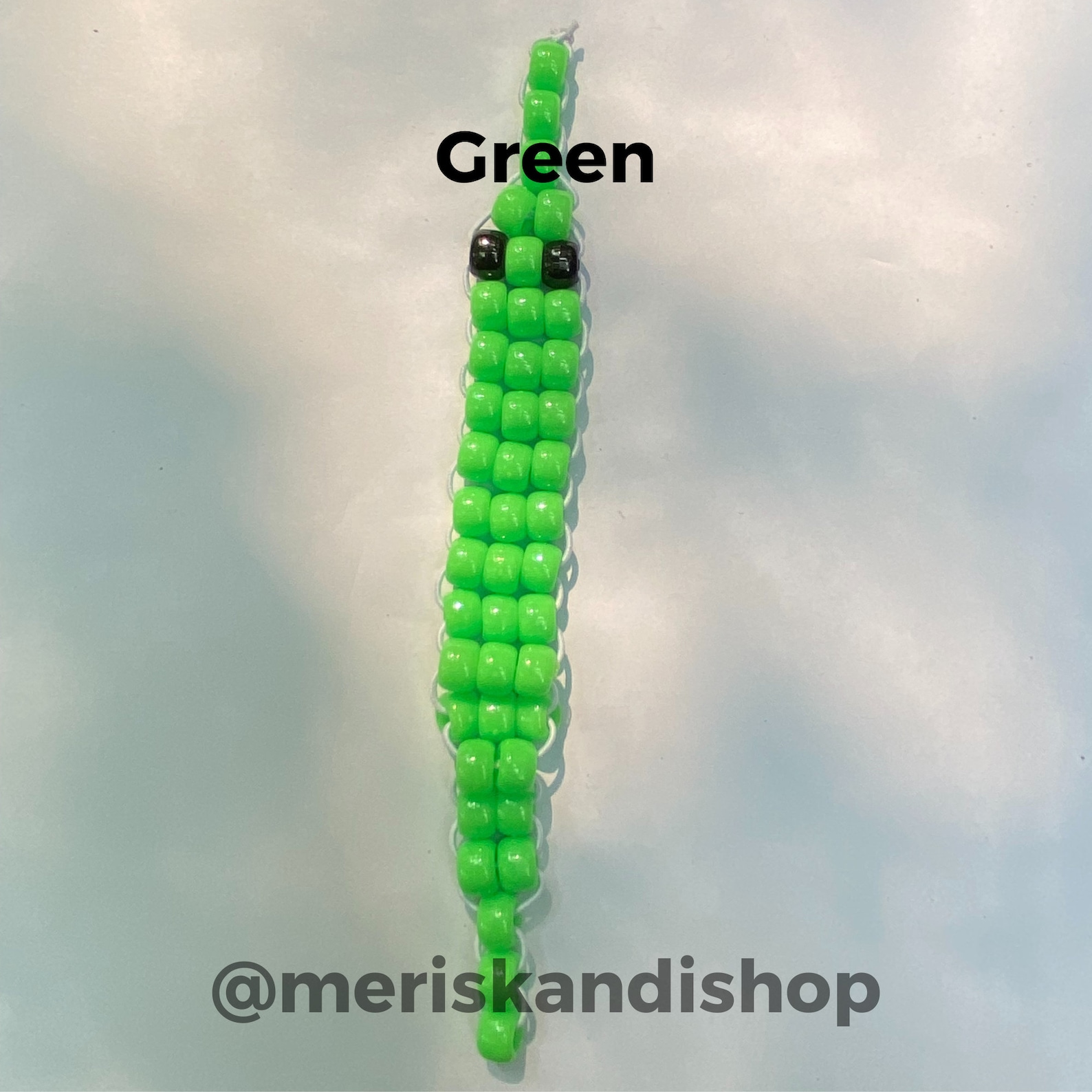 Rainbow Kandi Worms Red, Orange, Yellow, Green, Blue, Purple, and Pink ...