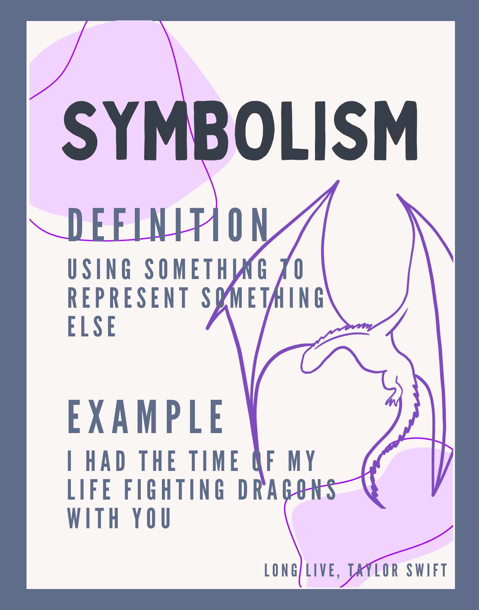 Taylor Swift Literary Device Poster Bundle - Etsy