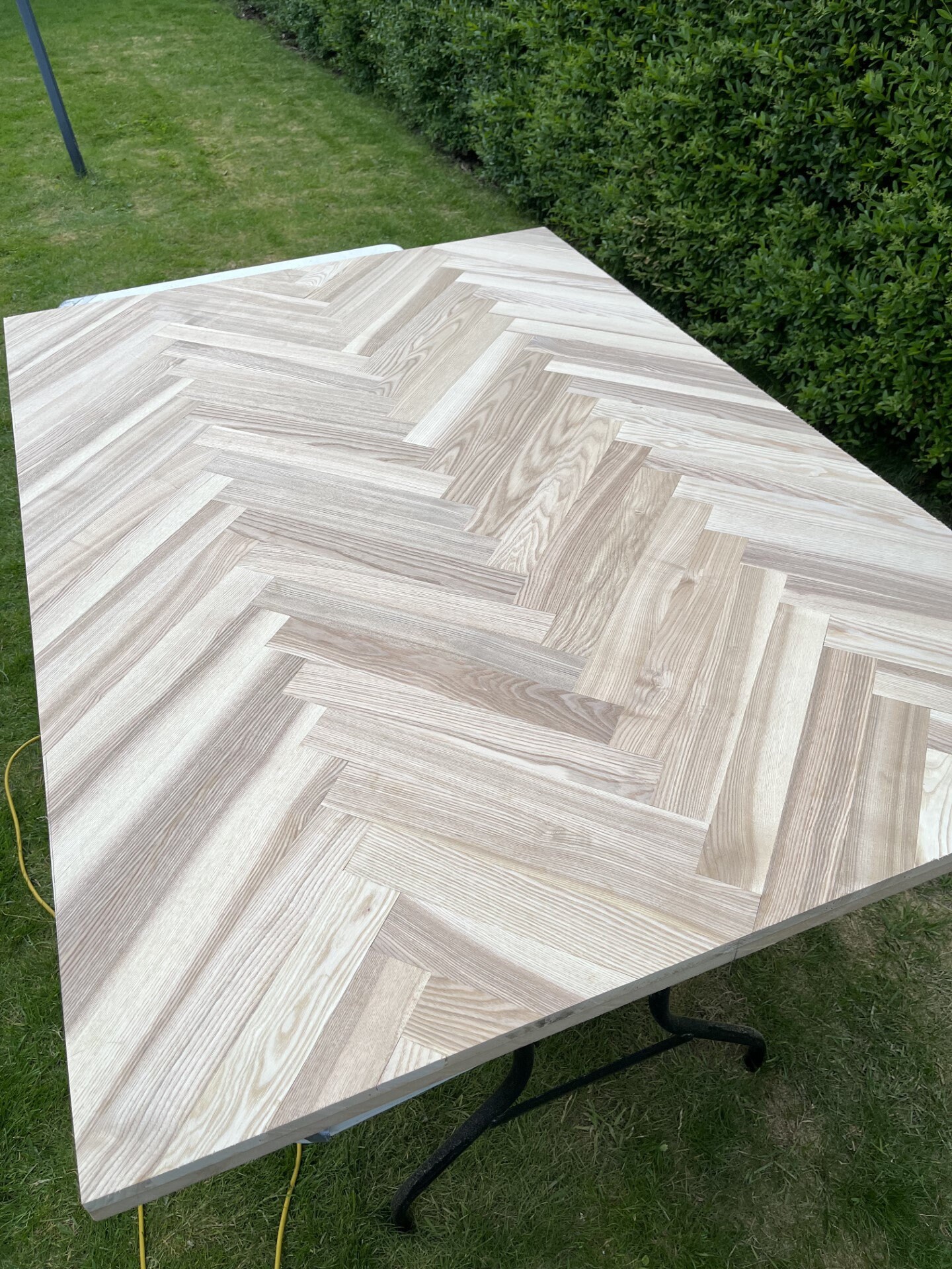 Herringbone Table DIY - Etsy