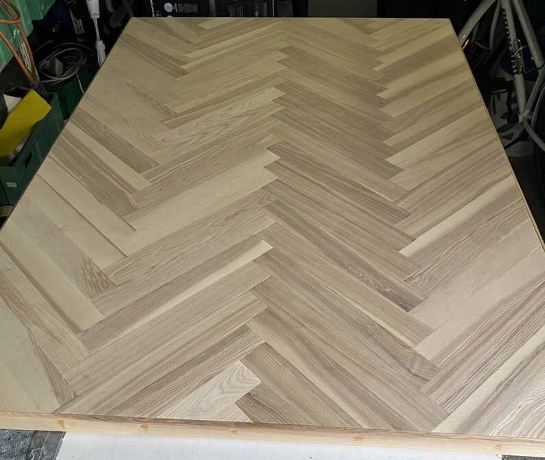 Herringbone Table DIY - Etsy