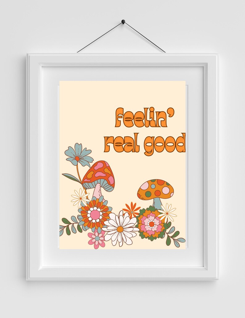 Set of 10 Groovy Digital Prints - Etsy