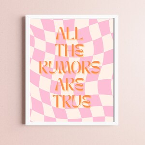 Set of 4 Funky Checkered Digital Prints - Etsy