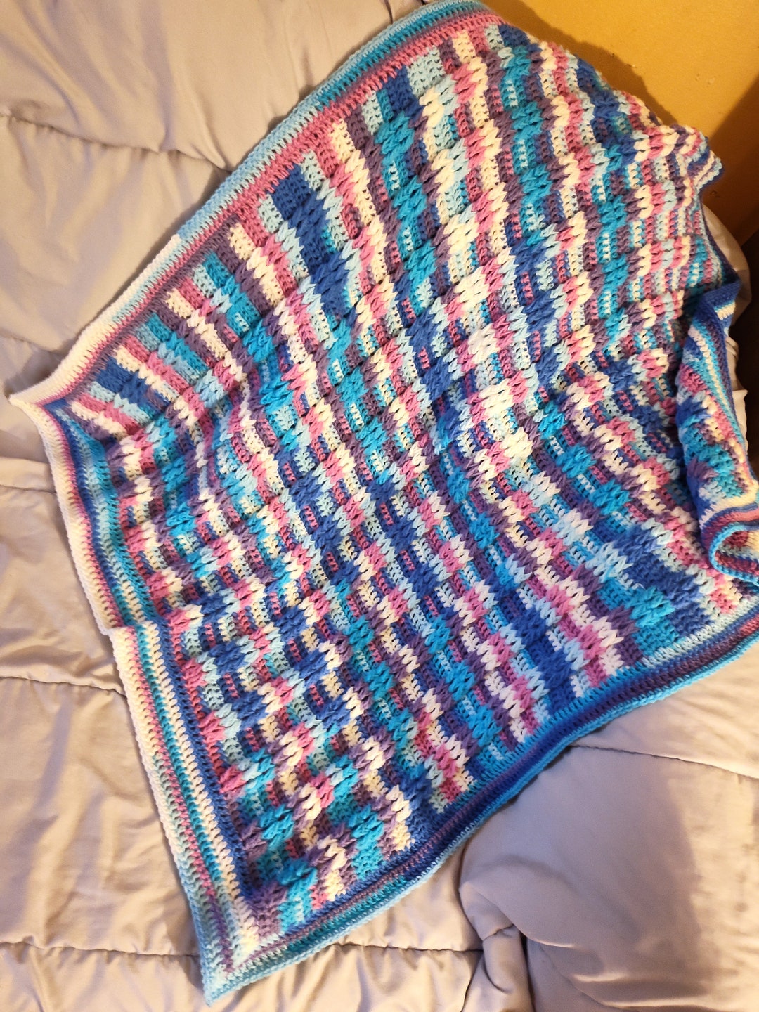 Colorful Baby Blanket - Etsy