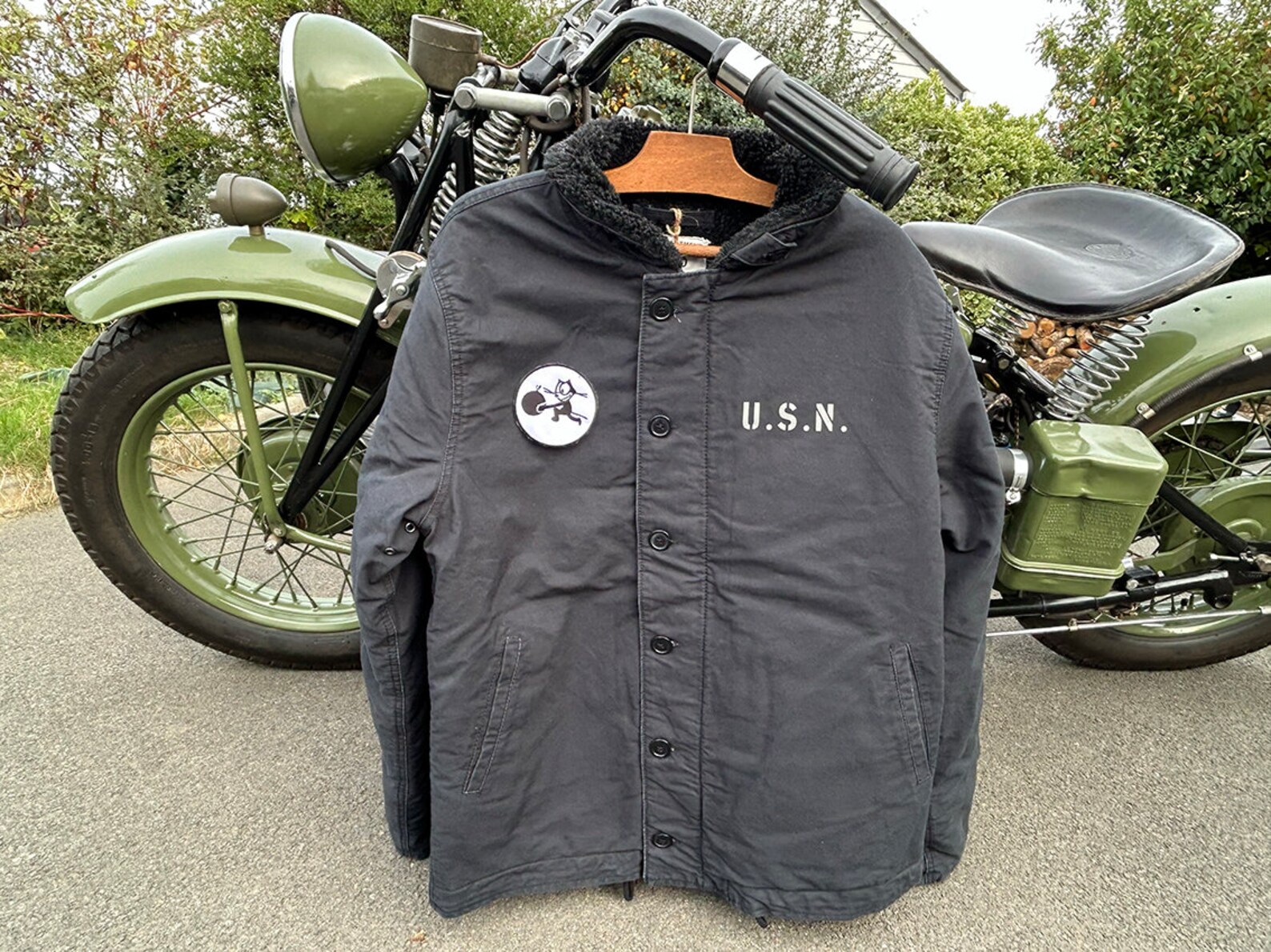 US NAVY N1 Deck Jacket - Felix the Cat - Limited Edition of 100 Jackets ...