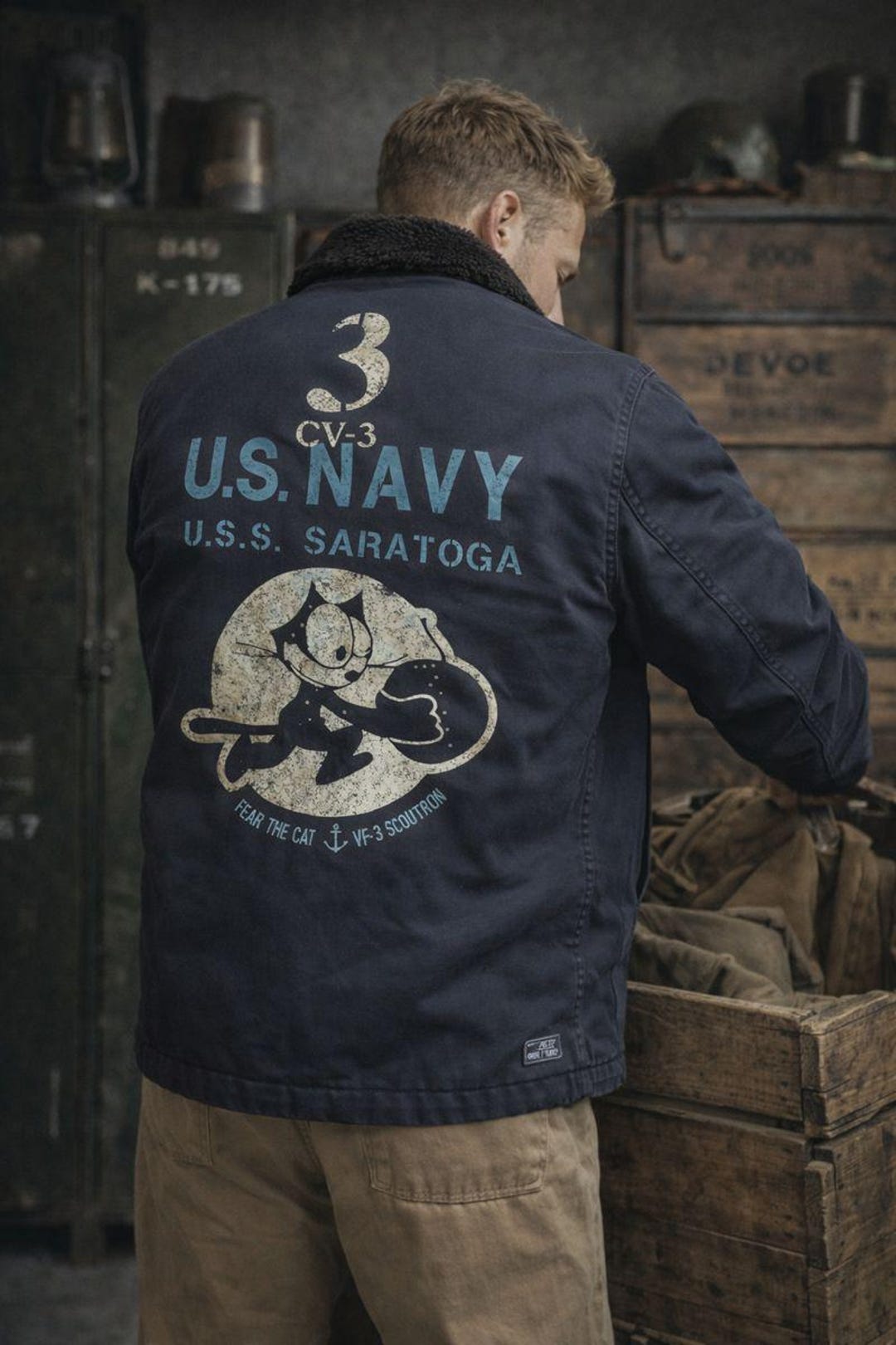 US NAVY - N1 Deck Jacket - Felix the Cat - Limited Edition of 100 ...