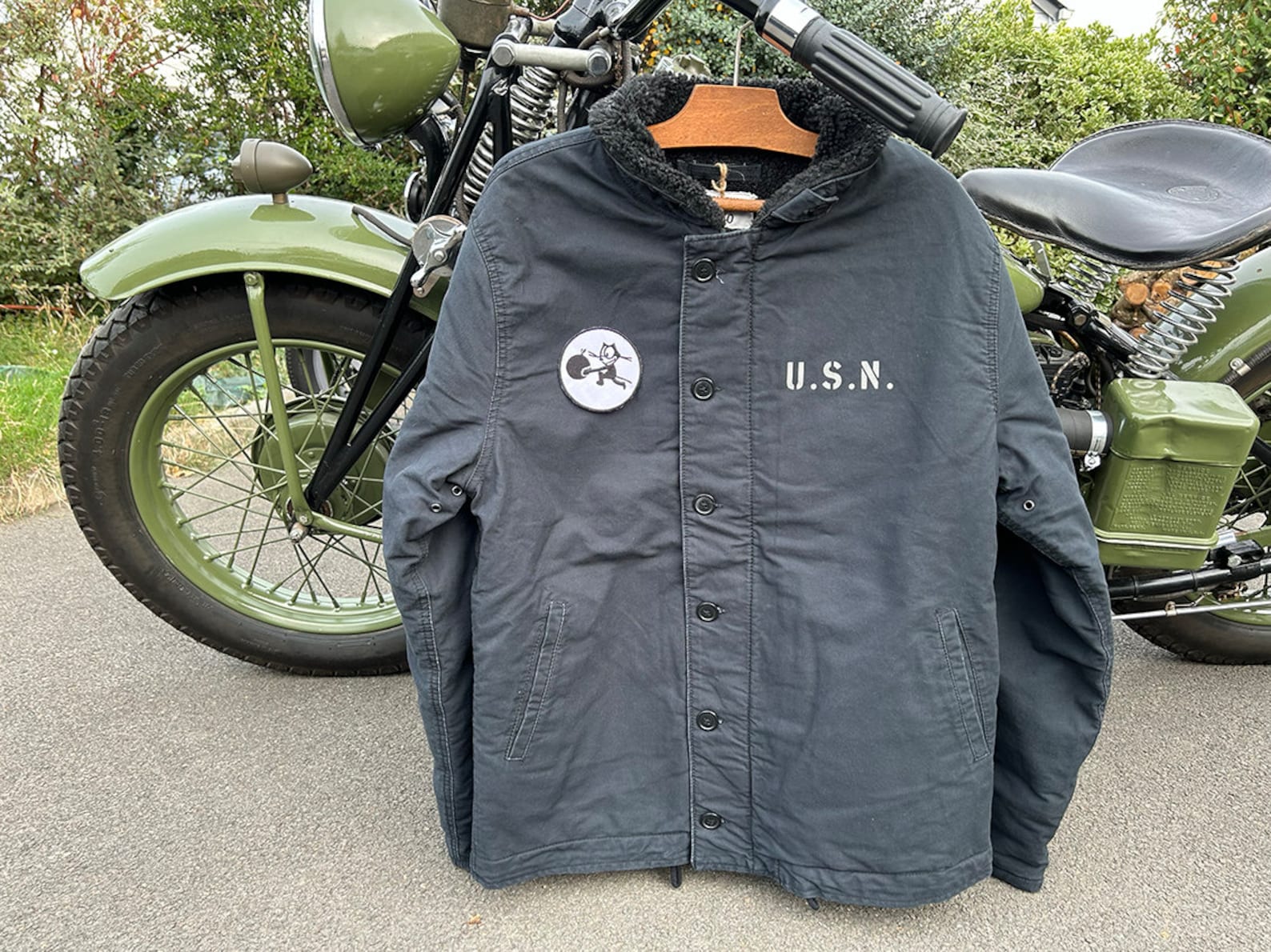 US NAVY N1 Deck Jacket - Felix the Cat - Limited Edition of 100 Jackets ...