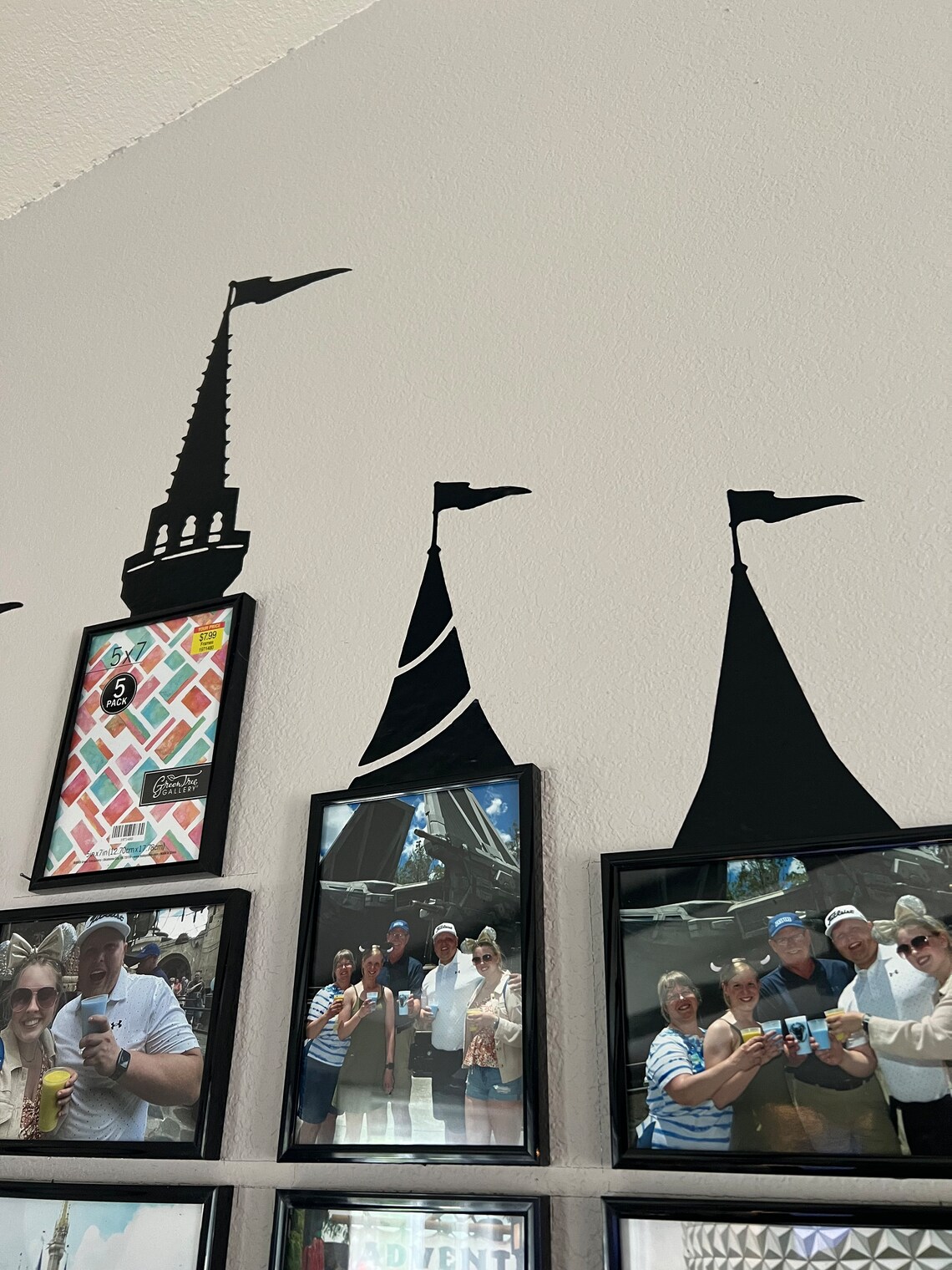 VINYL DECAL Disney Castle Wall Decal Disney Castle Photo Castle Decal ...