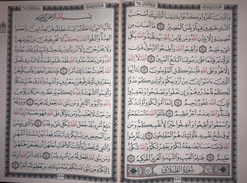 Arabic Qur'an Koran Quran Calligraphy Uthman Taha 34.5x49.5 Cm - Etsy