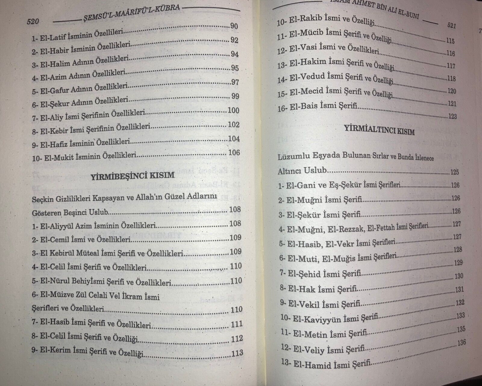 Shams Al Maarif Ahmad Al Buni 4 Bound Turkish شمس المعارف الكبرى Havass ...