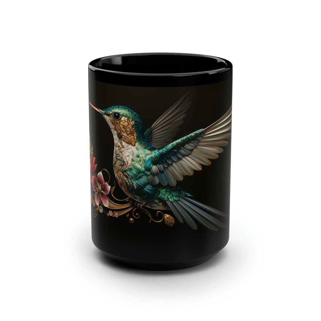 Hummingbird Ceramic Coffee Mug for Bird Lover's, Animal Mug Gift, Bird ...
