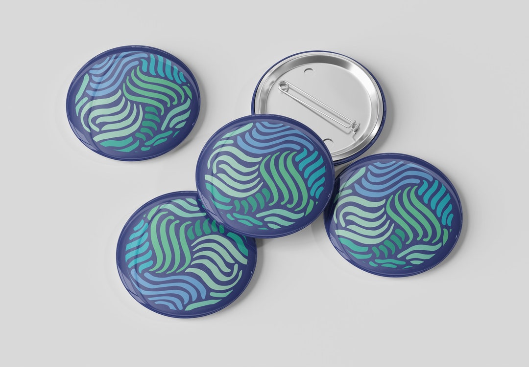 Planet Earth Pin: Environmental Recycle Button - Etsy