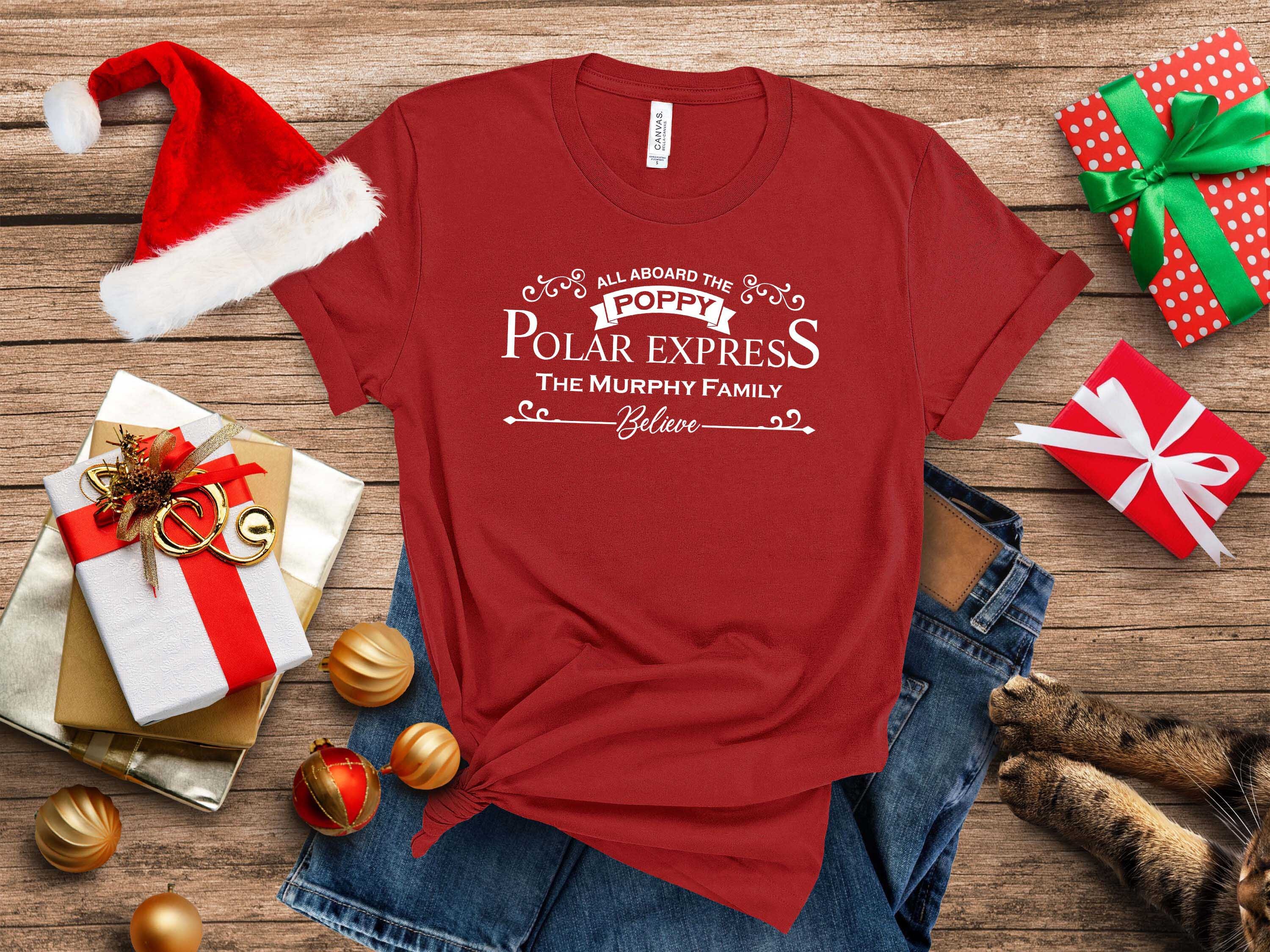 Personalized Polar Express T-shirt Custom Family Shirts - Etsy