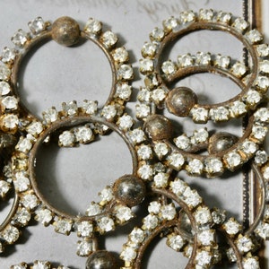 Vintage Rhinestone Pieces and Parts for Jewelry Making Supply Lot ...