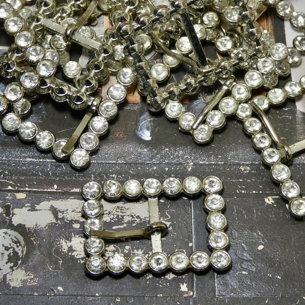 Vintage Rhinestone Pieces and Parts for Jewelry Making Supply Lot ...